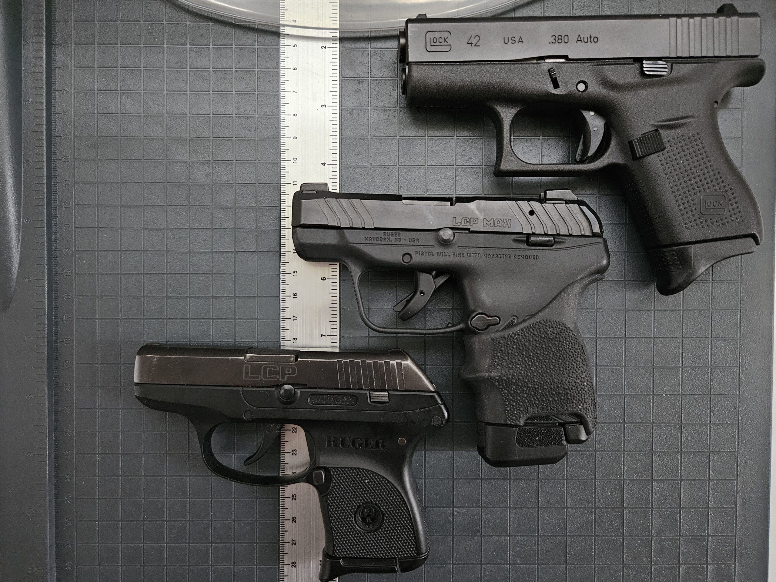 Which Small Pistol? Ruger LCP vs Glock 42 vs Ruger LCP Max - Better Protectors
